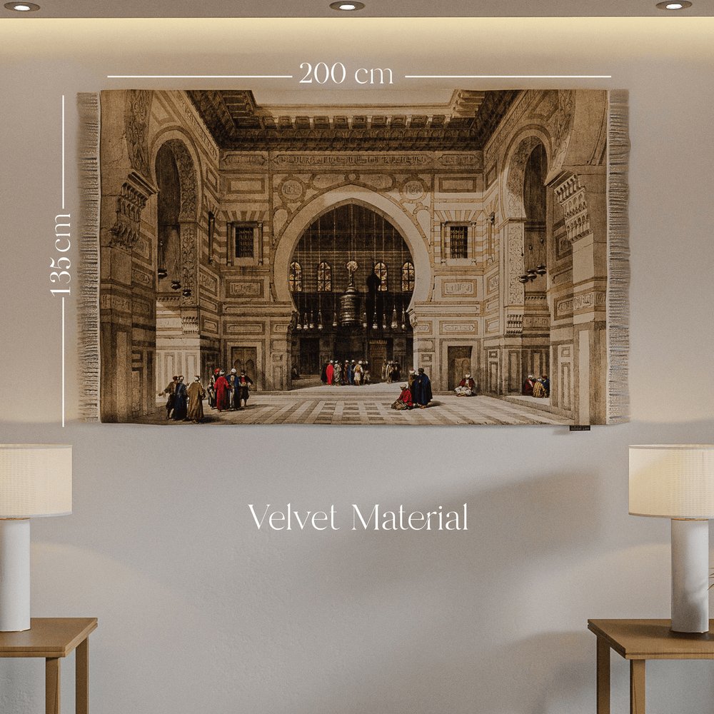 Wall Rug - Mosque of the Sultan the Ghoree illustration