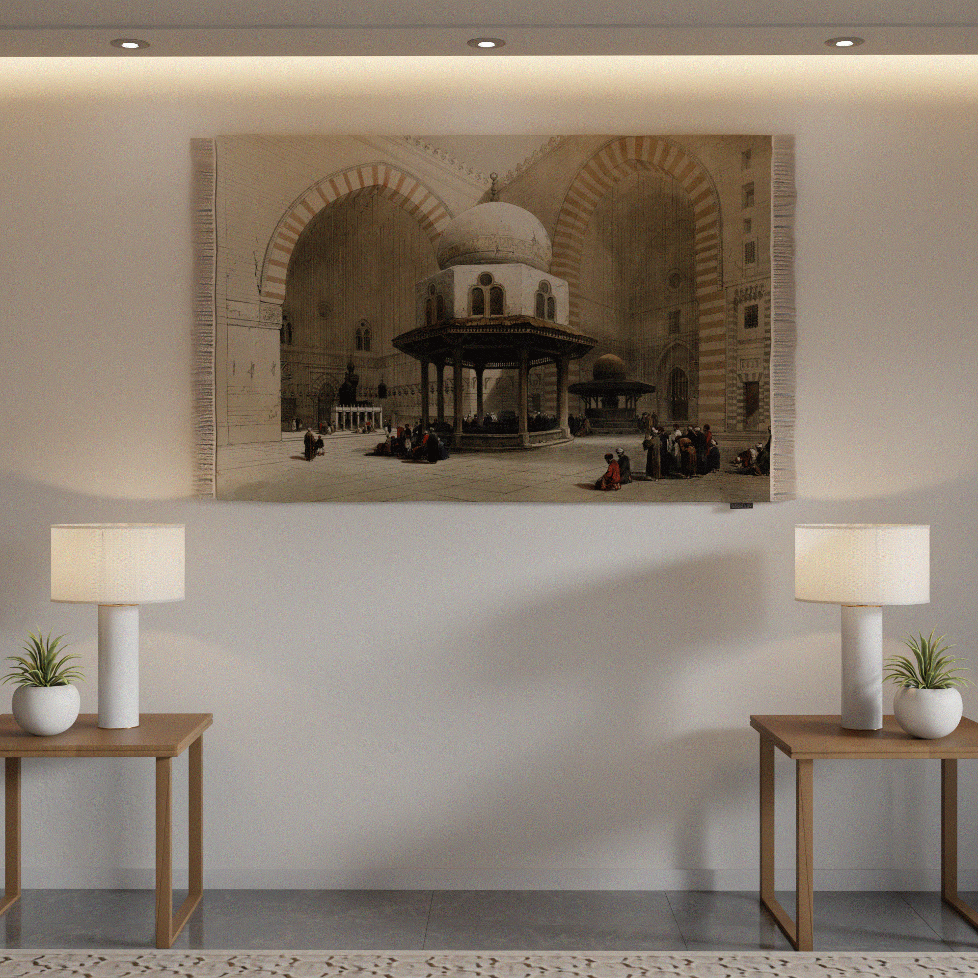Wall Rug - Mosque of Sultan Hasan illustration