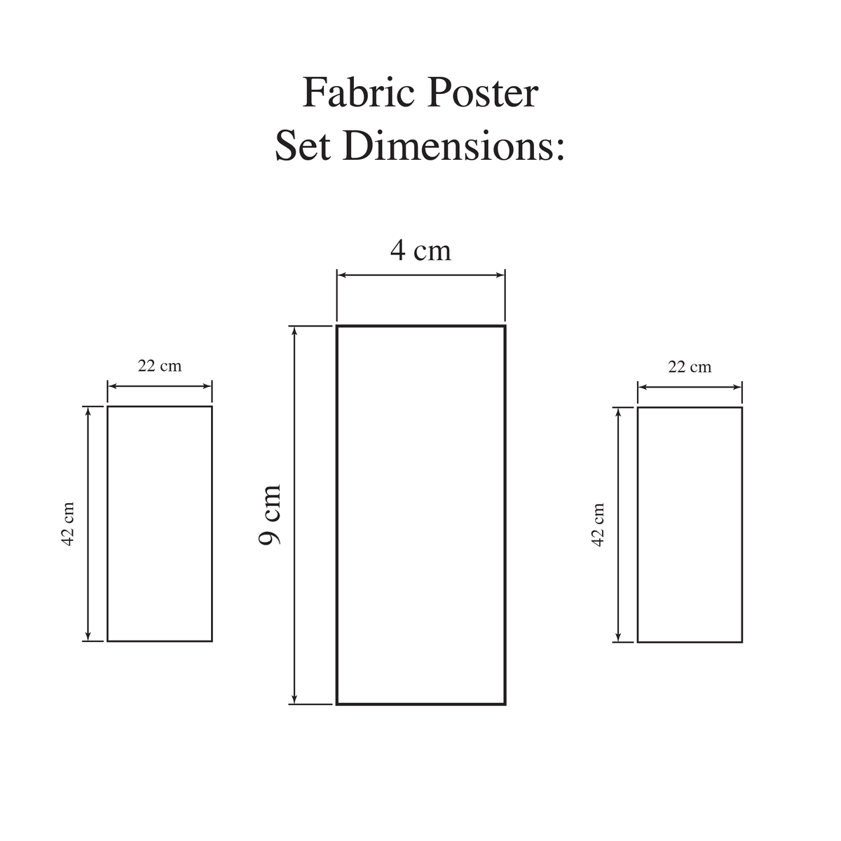 Orient Fabric Posters Set